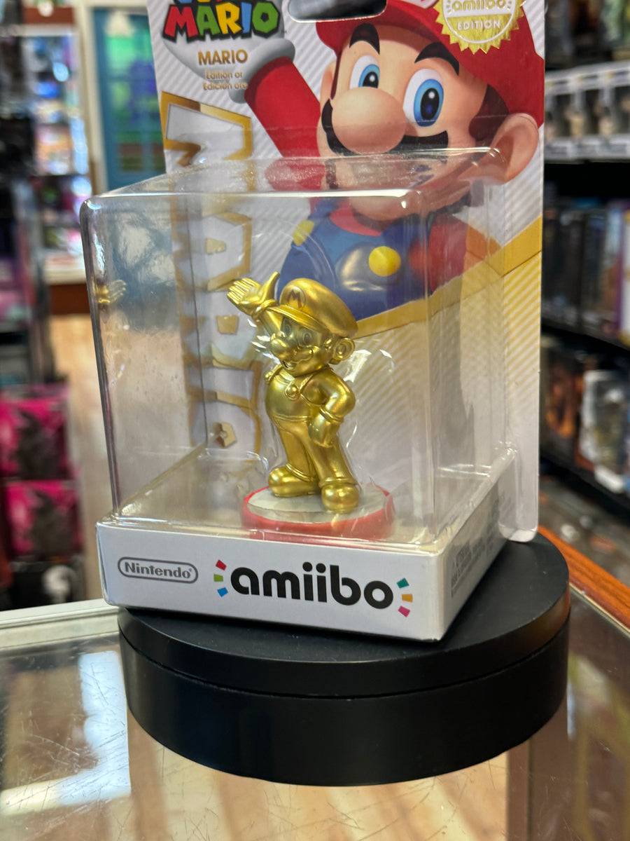 Gold Edition Super Mario (Nintendo, Amibo Life Character) SEALED| Bitz & Buttons
