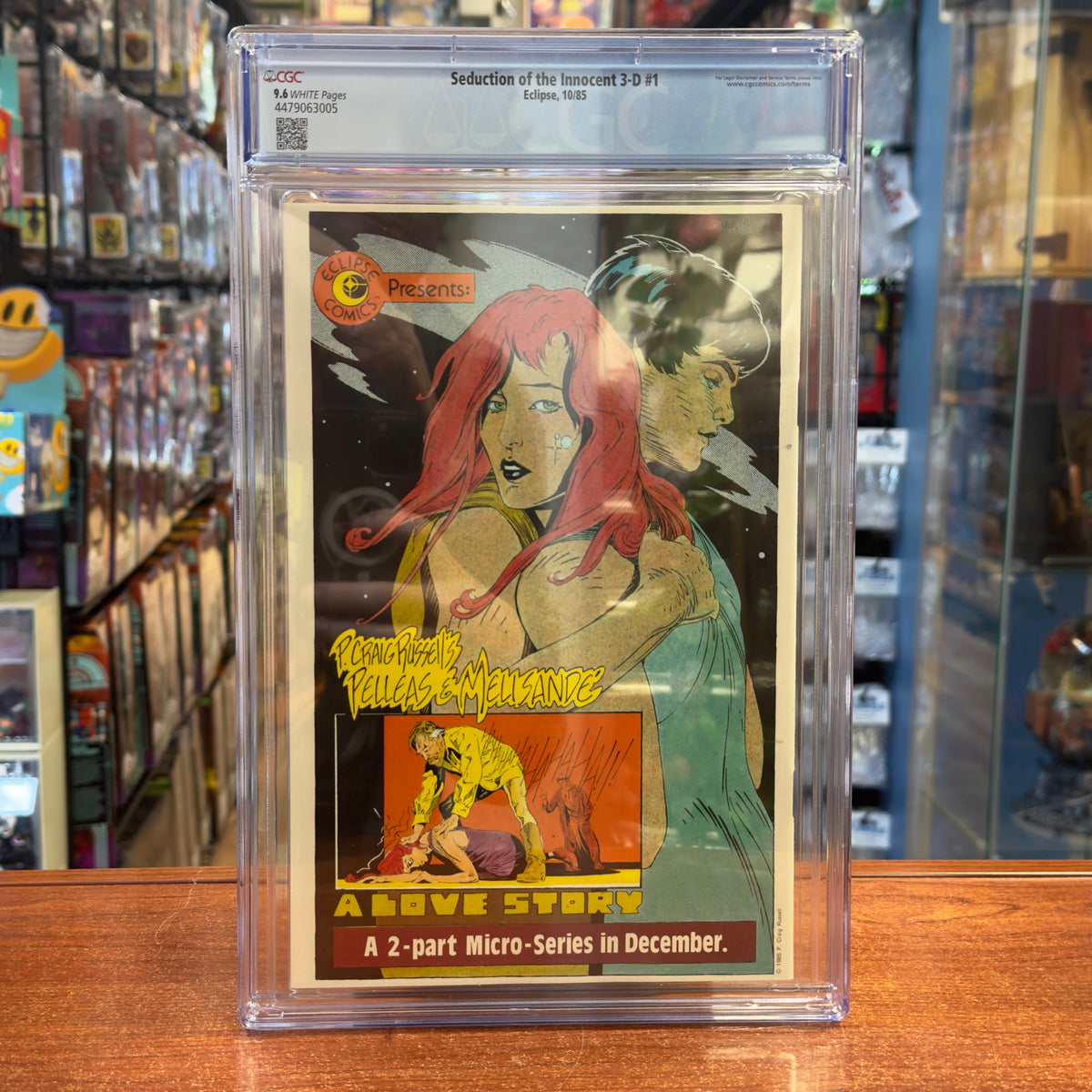 Seduction of the Innocent 3-D #1 (Eclipse Comics, Dave Stevens) **CGC | Bitz & Buttons