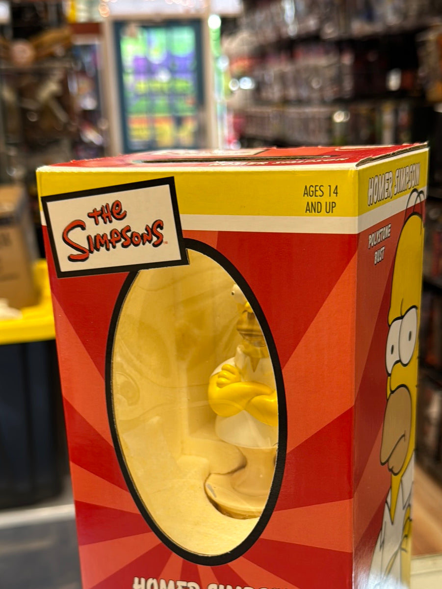 Homer Simpson Polystone Bust (Vintage Sideshow, The Simpson) NEW OPEN ...