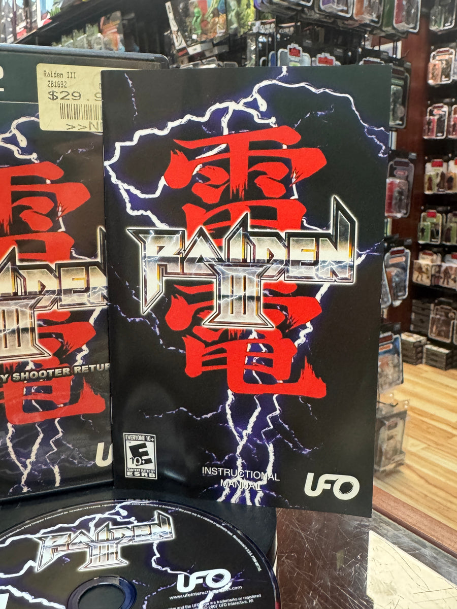 Raiden III (Sony Playstation PS2, Video Game) **COMPLETE** | Bitz & Buttons