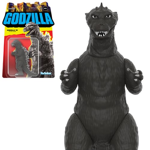 Greyscale Godzilla 55 (Super7 ReAction, Godzilla TOHO) | Bitz & Buttons
