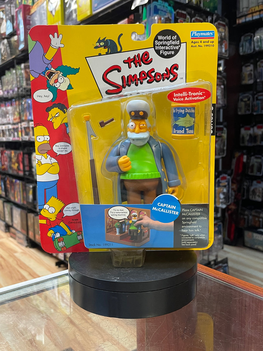 Captain McCallister (Vintage Simpsons, Playmates) SEALED| Bitz & Buttons