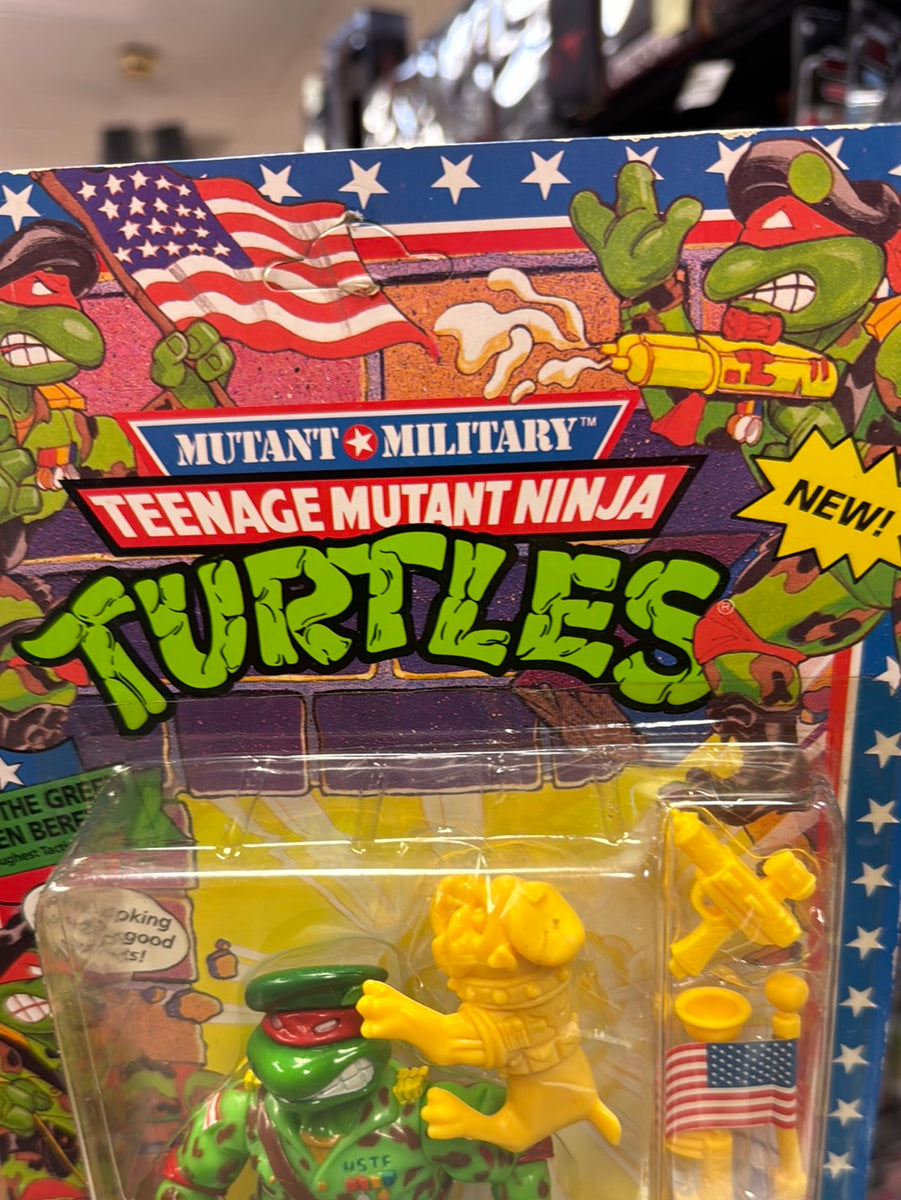 Raph the Green Beret 0124 (Vintage TMNT Ninja Turtles, Playmates) Seal ...