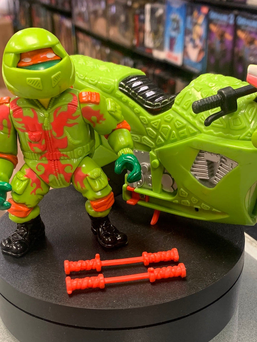 Bodacious Bike Mike with Kowabunga Bike (Vintage TMNT NInja Turtles ...