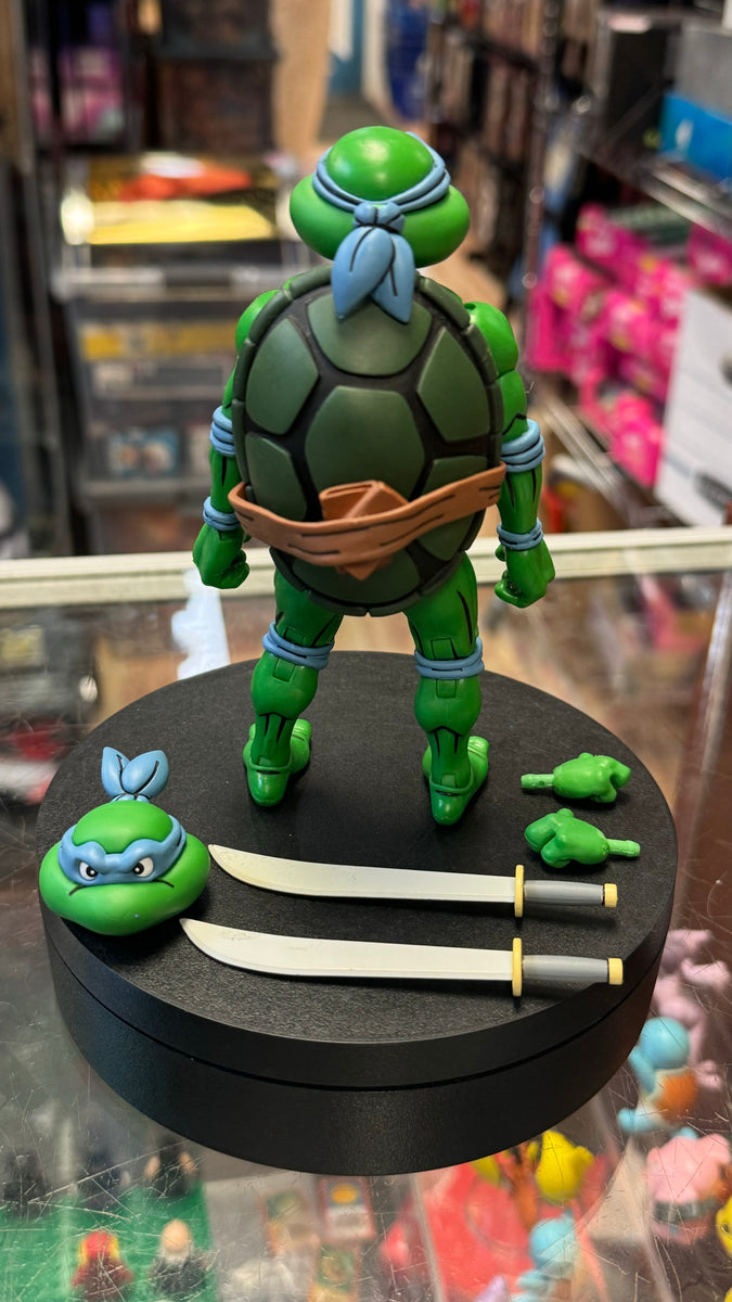 Leonardo Cartoon Exclusive (TMNT Ninja Turtles, NECA) COMPLETE| Bitz ...