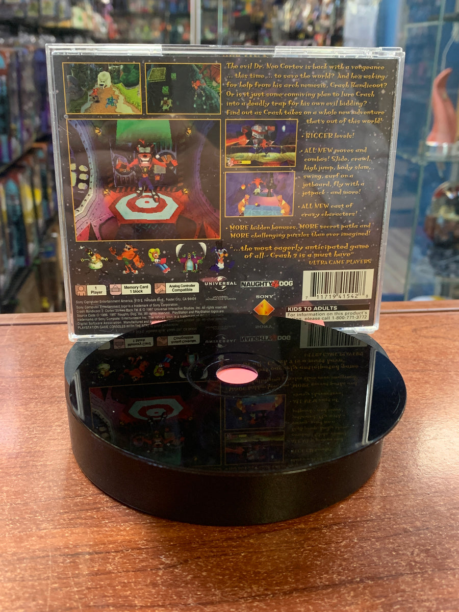 Crash Bandicoot 2 Cortex Strikes Back (PS1 Playstation, Video Game ...