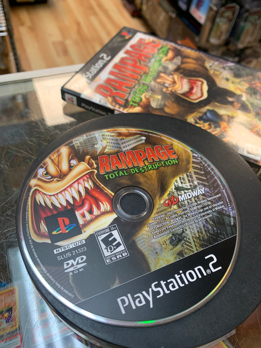 Rampage Total Destruction (Sony Playstation PS2, Video Game) **COMPLET ...