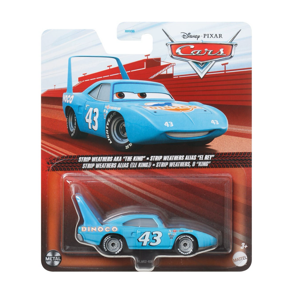 Strip Weathers AKA The King (Pixar Cars, Mattel Diecast)| Bitz & Buttons
