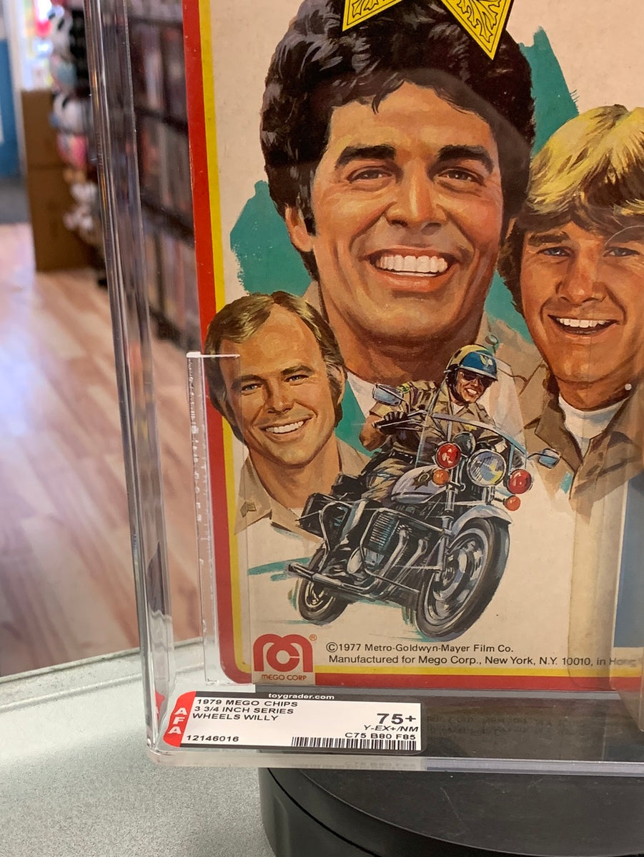 Wheels Willy 3.75” Figure (Vintage Chips, MEGO) AFA Graded 75+| Bitz ...