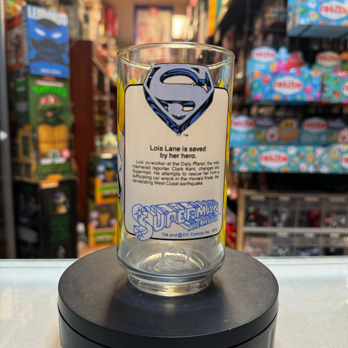 Clark Kent Portrait (Vintage Happy Meal Glasses, Superman The Movie ...