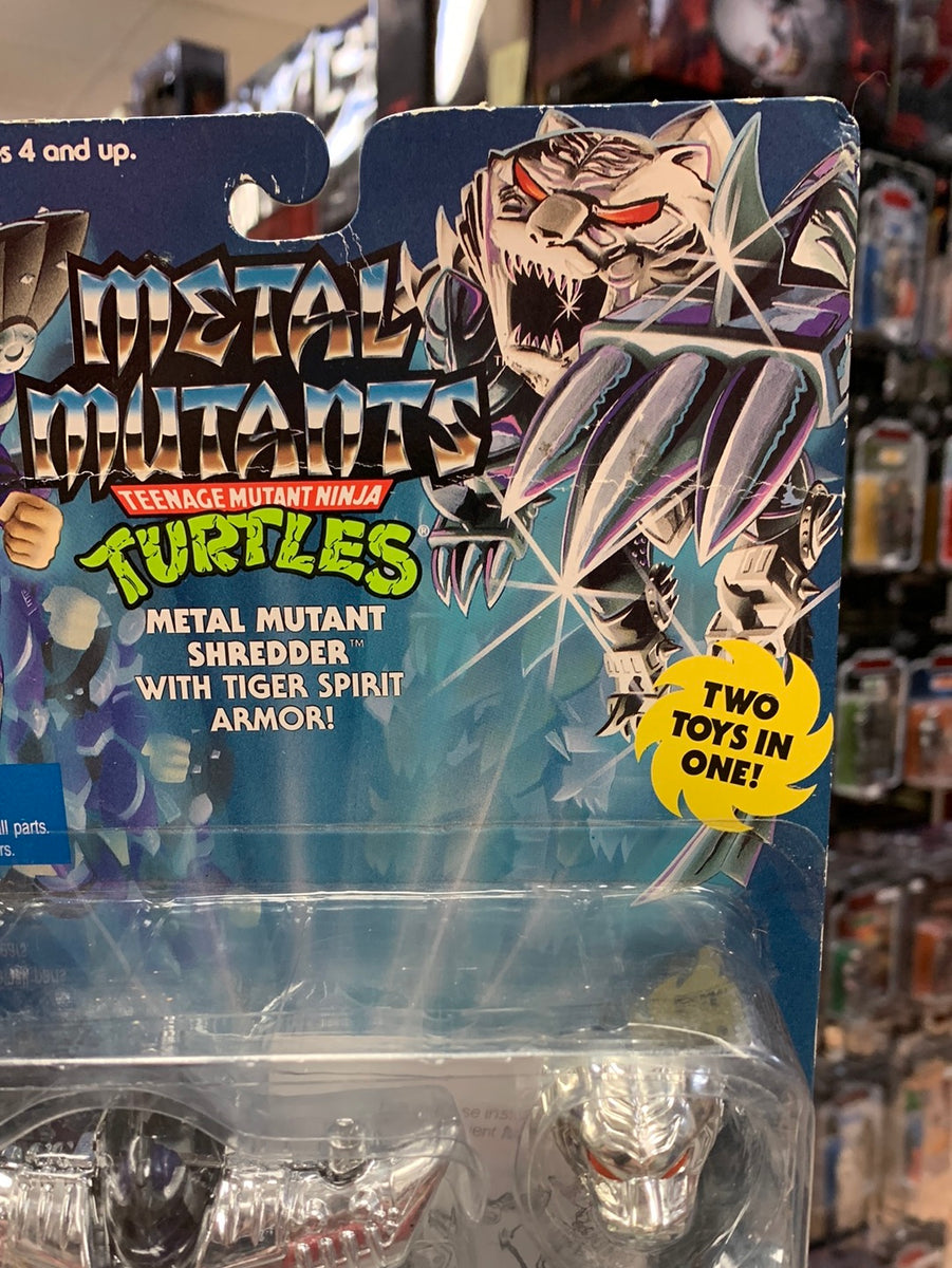 Metal Mutant Shredder 0110 (Vintage TMNT Ninja Turtles, Playmates) Sea ...