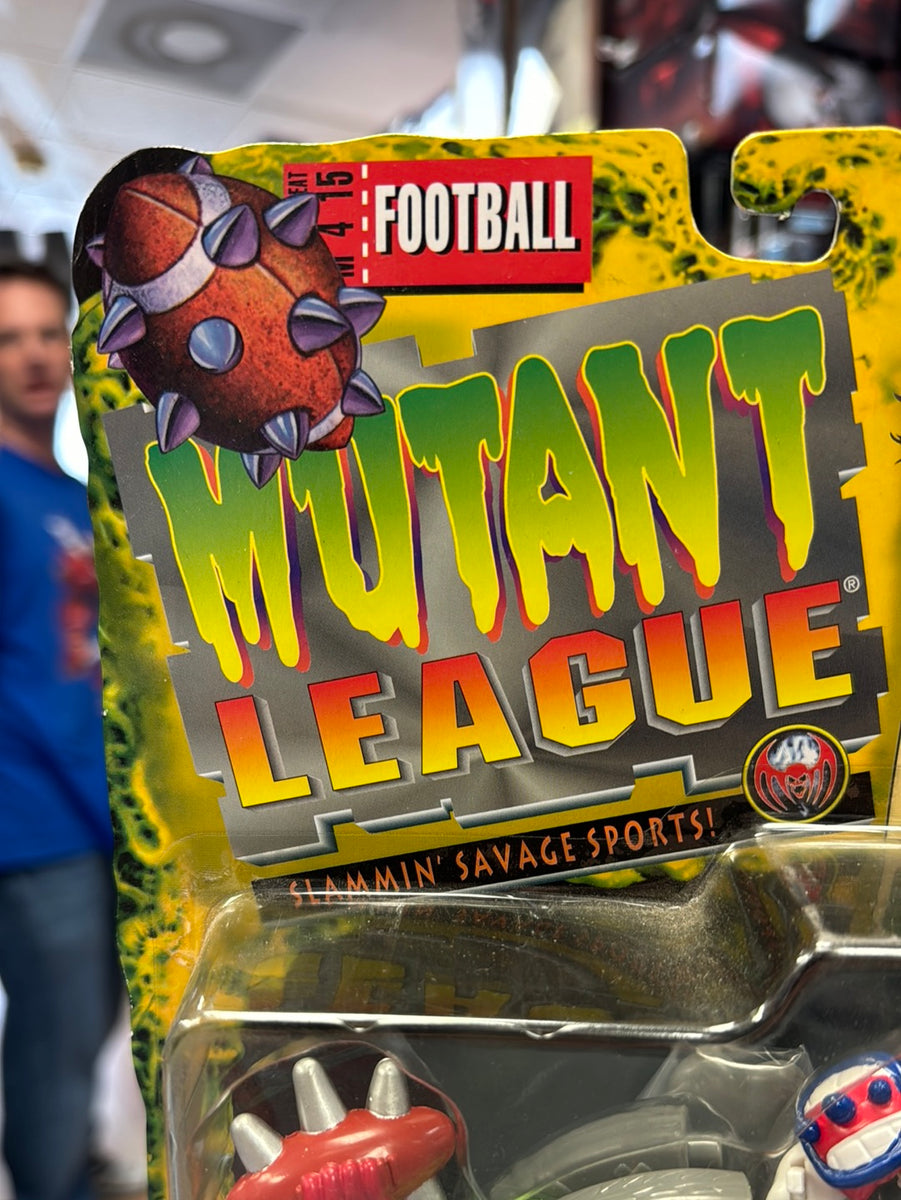 Bones Justice with Mutated Target (Vintage Mutant League, Galoob) Seal ...