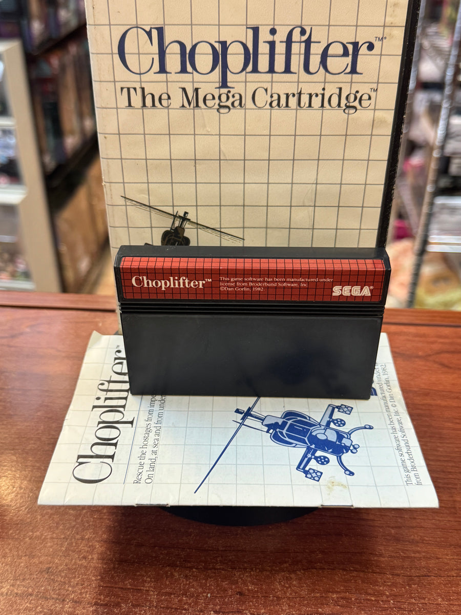 Choplifter with Box & Manual (Vintage Sega Master System, Video Game ...