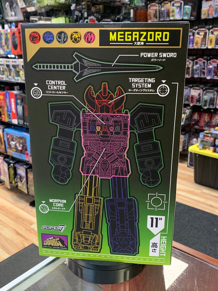 Super Cyborg Megazord (Super 7, Mighty Morphin Power Rangers) **SEALED ...