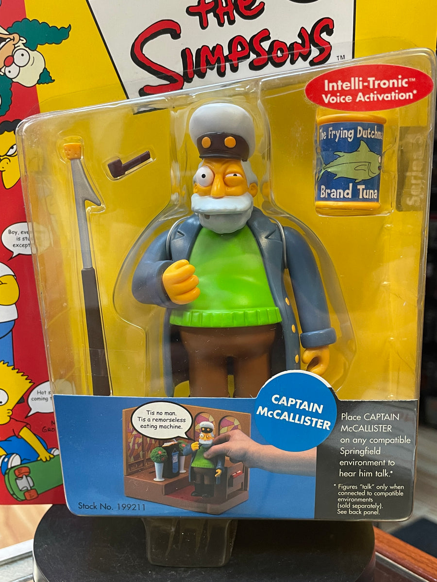 Captain McCallister (Vintage Simpsons, Playmates) SEALED| Bitz & Buttons