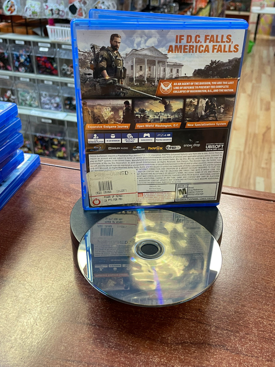 Tom Clancy The Division 2 (Sony Playstation PS4, Video Games) **TESTED ...