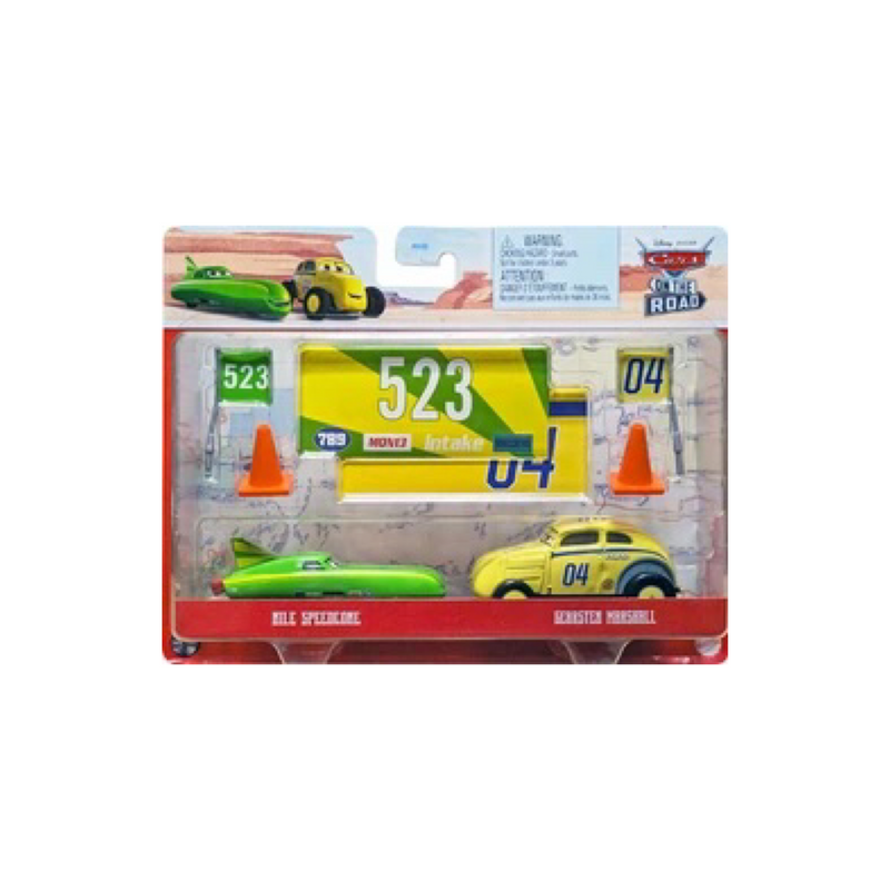 Nile speedcone & Gearsten Marshall (Pixar Cars, Mattel)| Bitz & Buttons