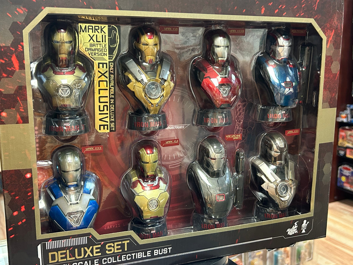 Iron Man 3 Deluxe Set 1/6 Scale Bust (Hot Toys, Collectible Bust ...