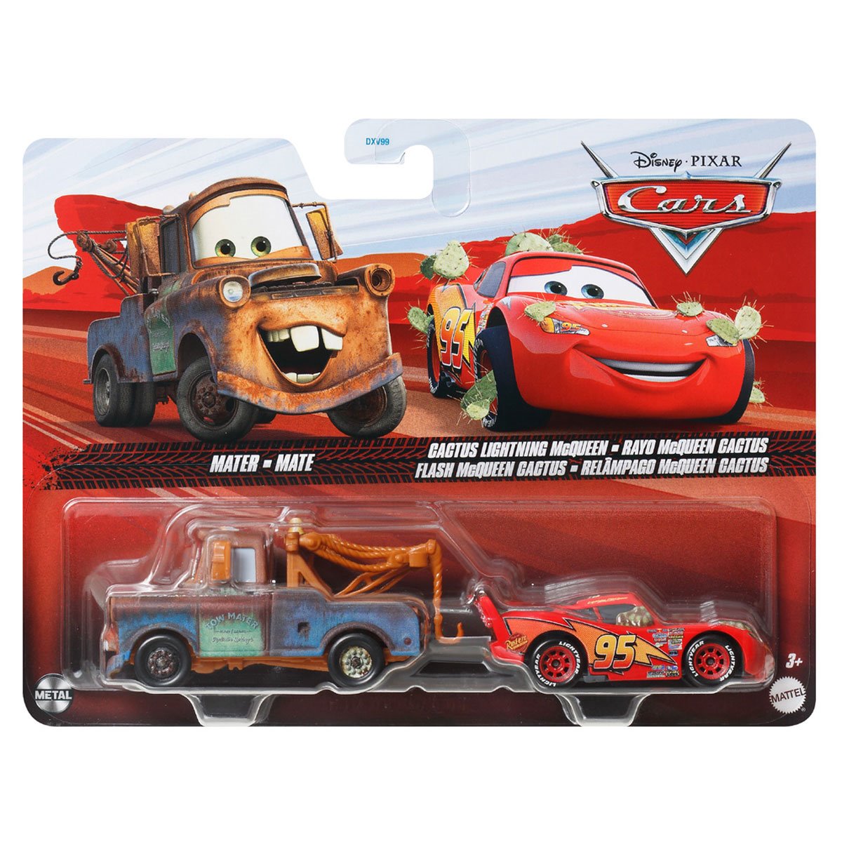 Mater & Cactus Lightning McQueen (Pixar Cars, Mattel Diecast) | Bitz ...