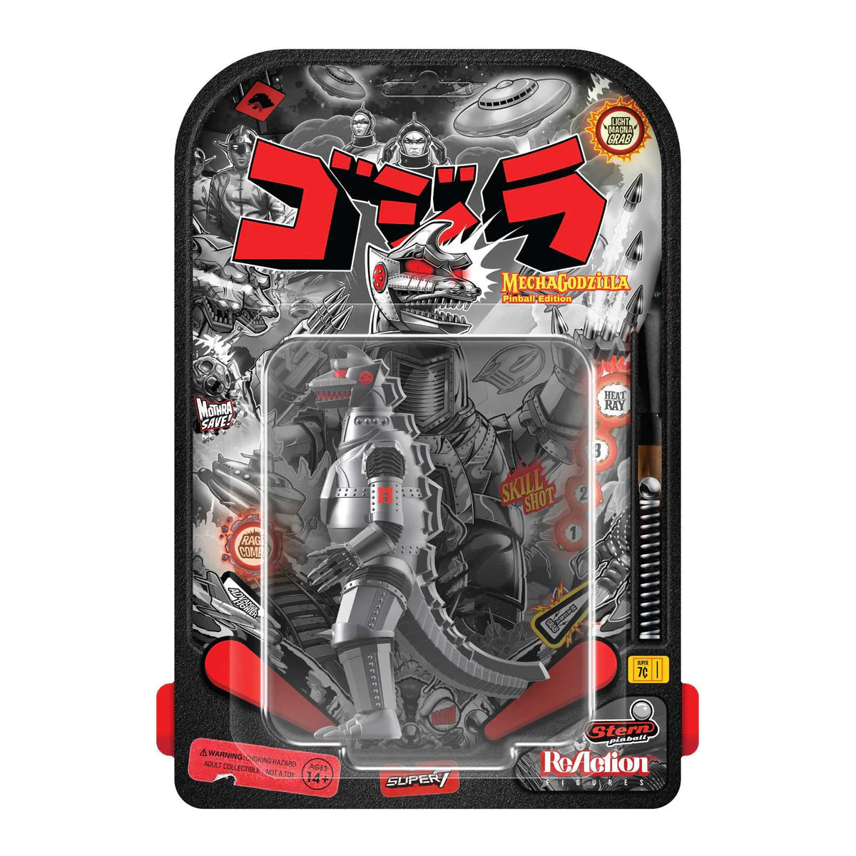 Stern Pinball Mechagodzilla 74 (Godzilla, Super7 ReAction) SEALED| Bitz ...