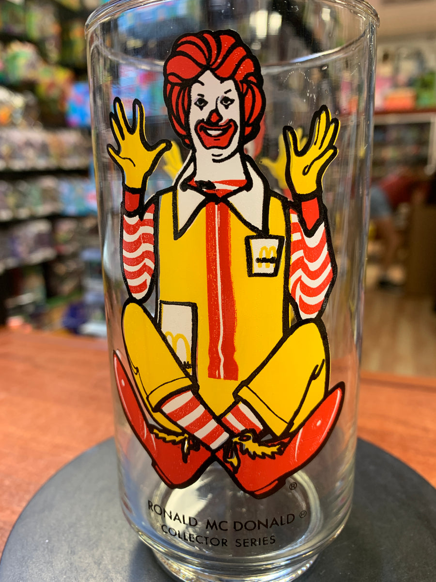 Ronald McDonald Sitting (Vintage Happy Meal Glasses, McDonalds) | Bitz ...