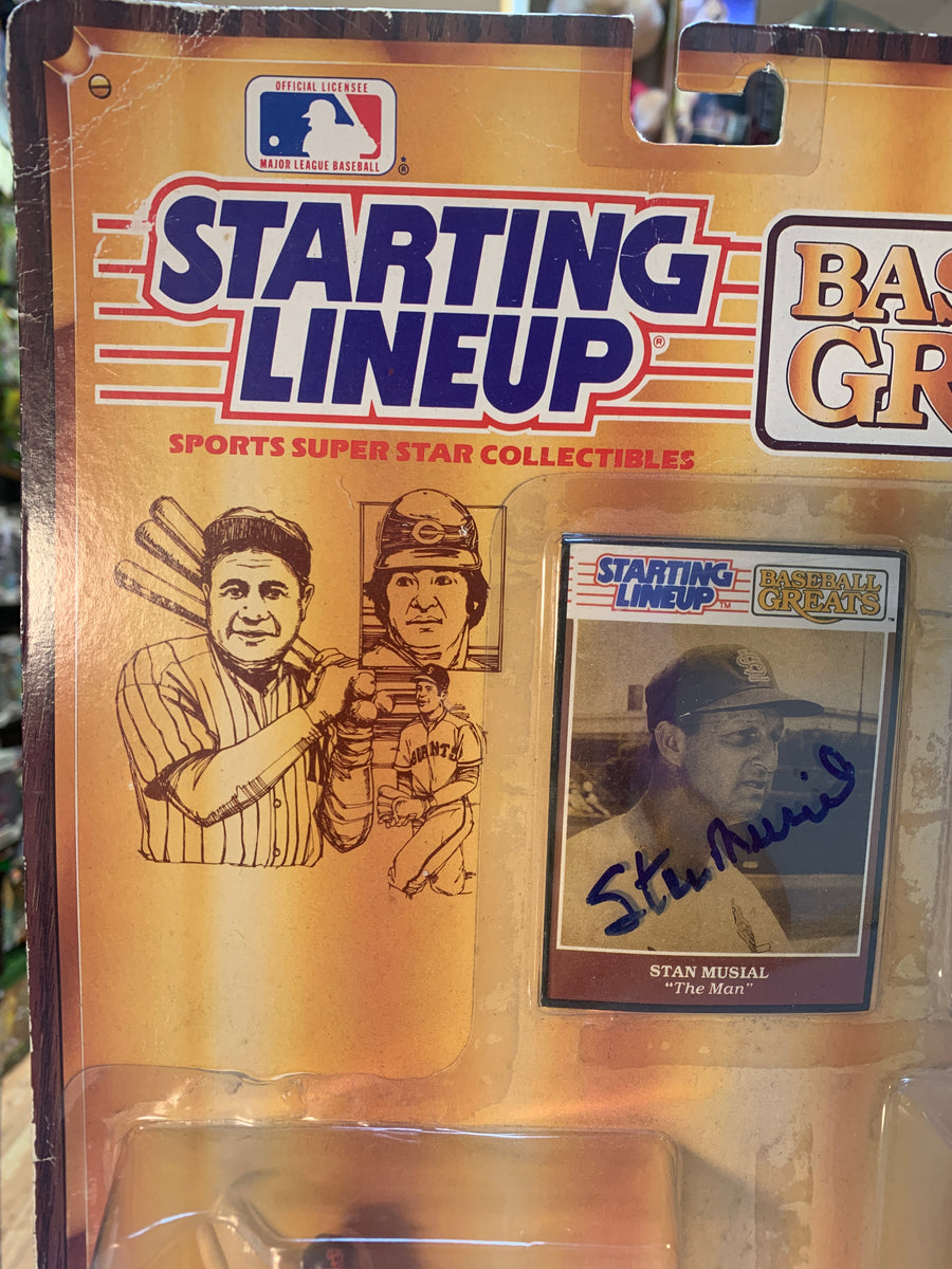 Starting Lineup Baseball Greats Stan Musial & Bob Gibson Signed(Vintag ...