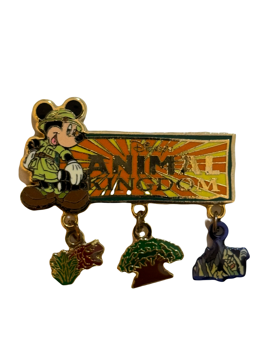 Animal Kingdom Logo Dangler Pin (Walt Disney World, Pin Traders)| Bitz ...