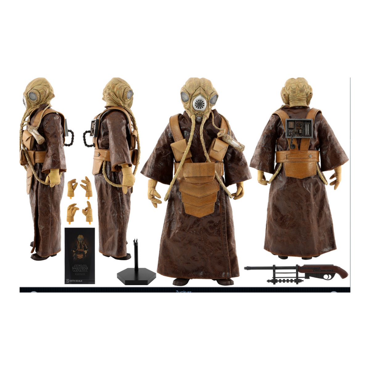 Zuckuss 1/6 Scale (Star Wars, Sideshow ) *New Open Box | Bitz & Buttons