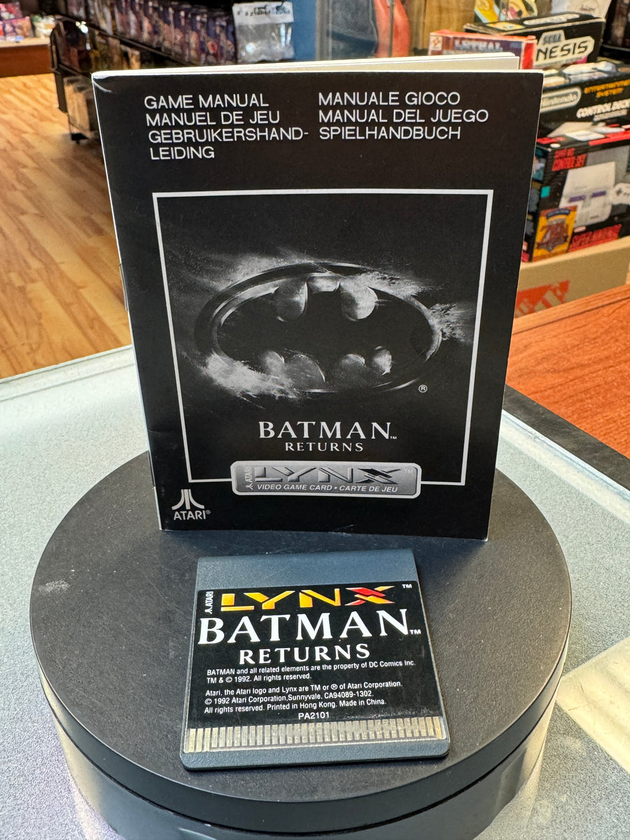 Batman Returns with Manual (Atari LYNX, Vintage Games) | Bitz & Buttons