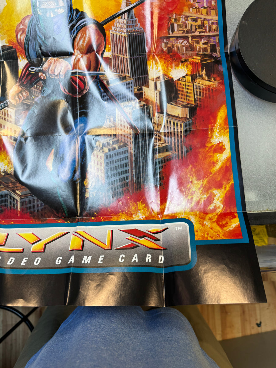 Ninja Gaiden with Poster (Atari LYNX, Vintage Games)| Bitz & Buttons