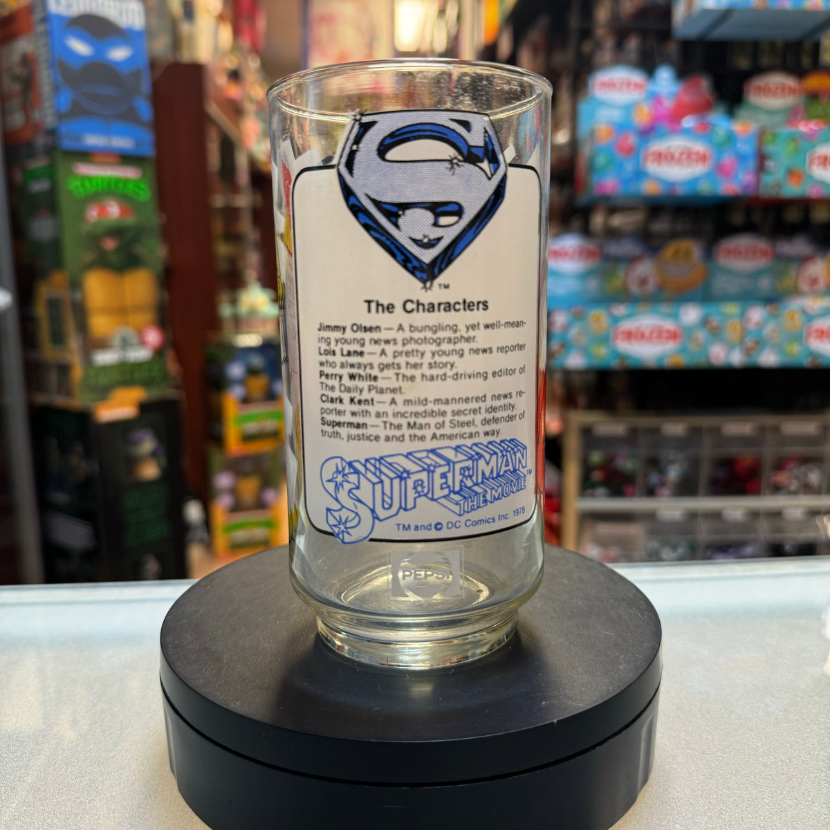 Superman Portrait (Vintage Glass, Superman The Movie)| Bitz & Buttons