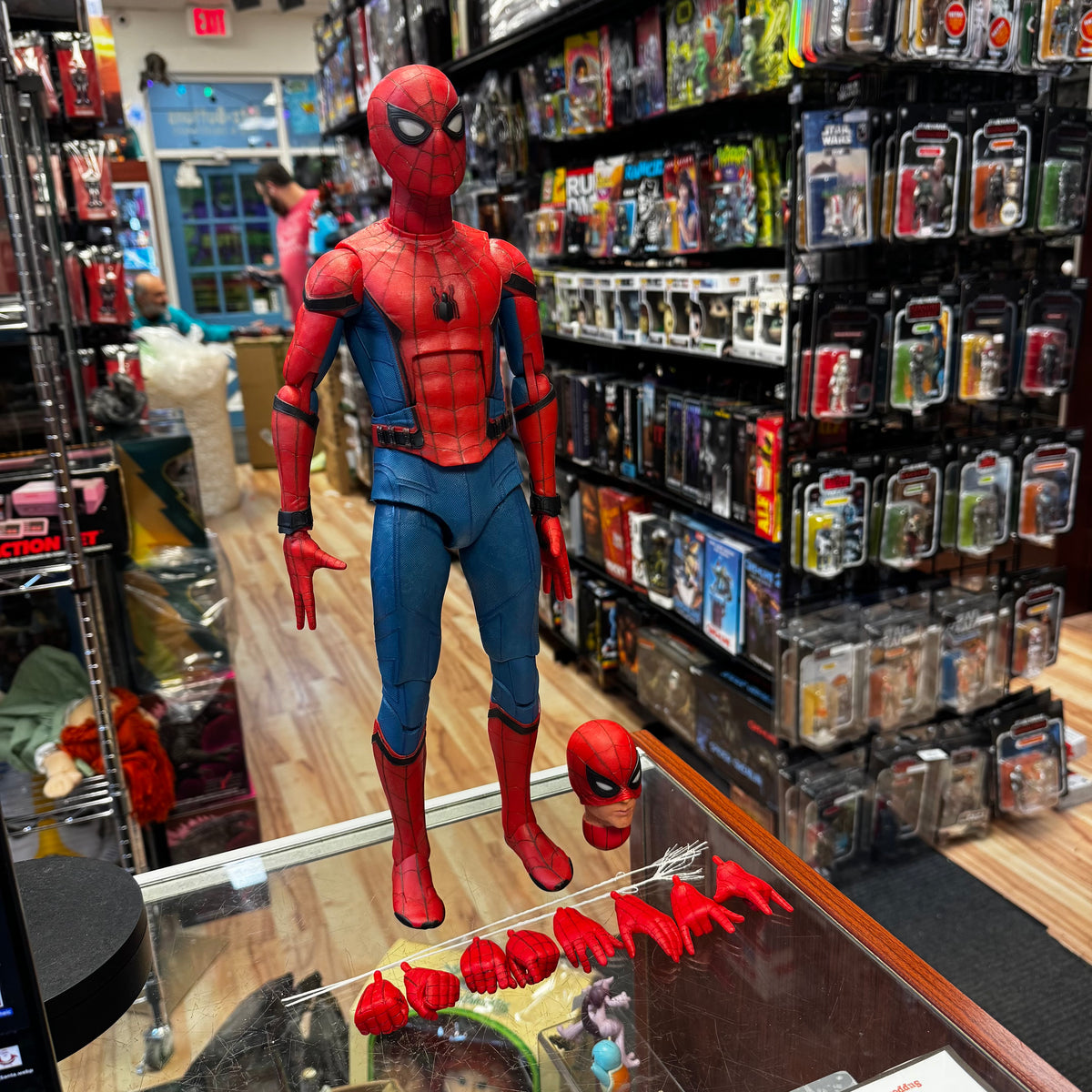 Spider-Man Tech Suit 18" Figure (Spider-Man Homecoming, NECA) COMPLETE ...