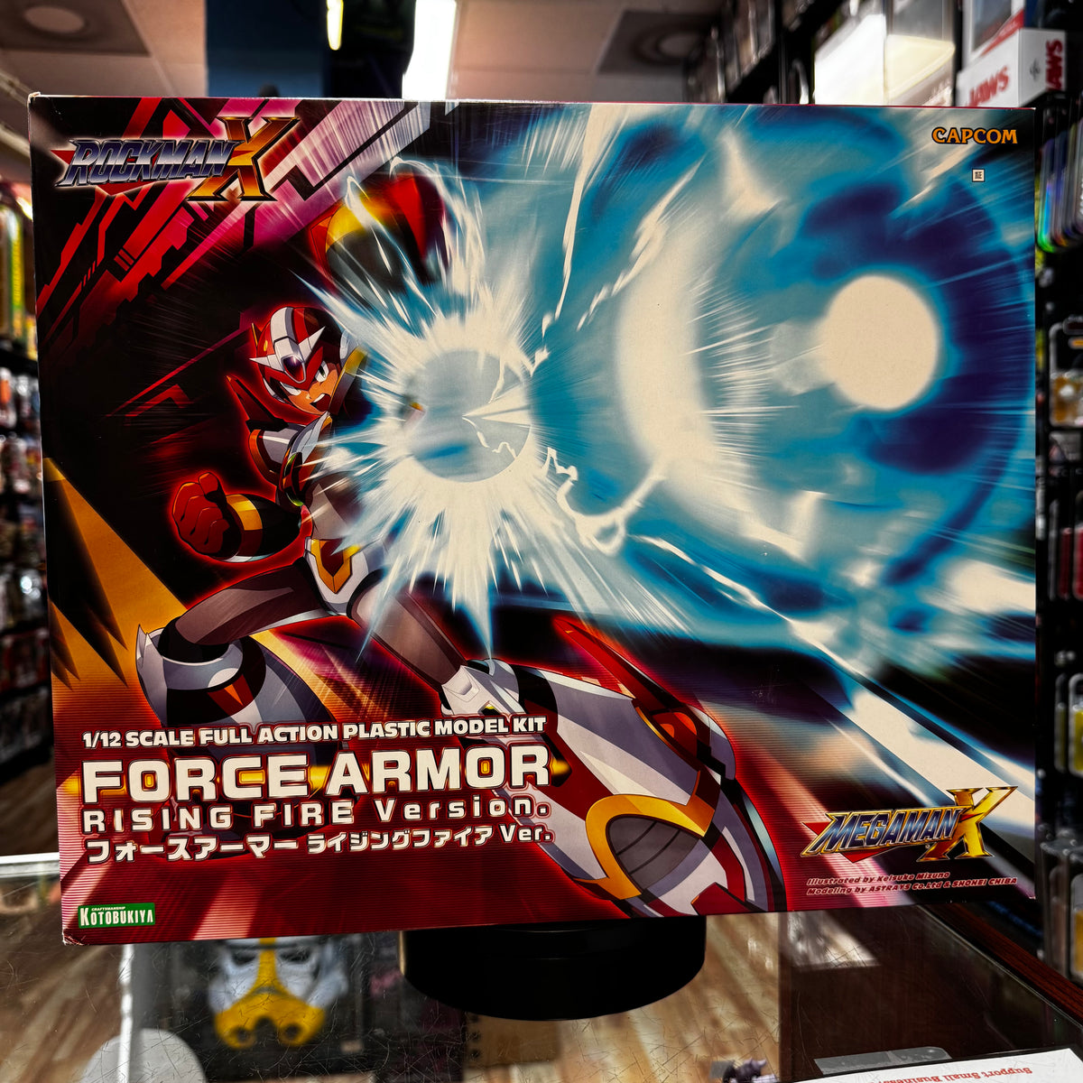 Mega Man Force Armor Rising Fire VER. 1/12 Scale Model Kit 8092 (Mega ...