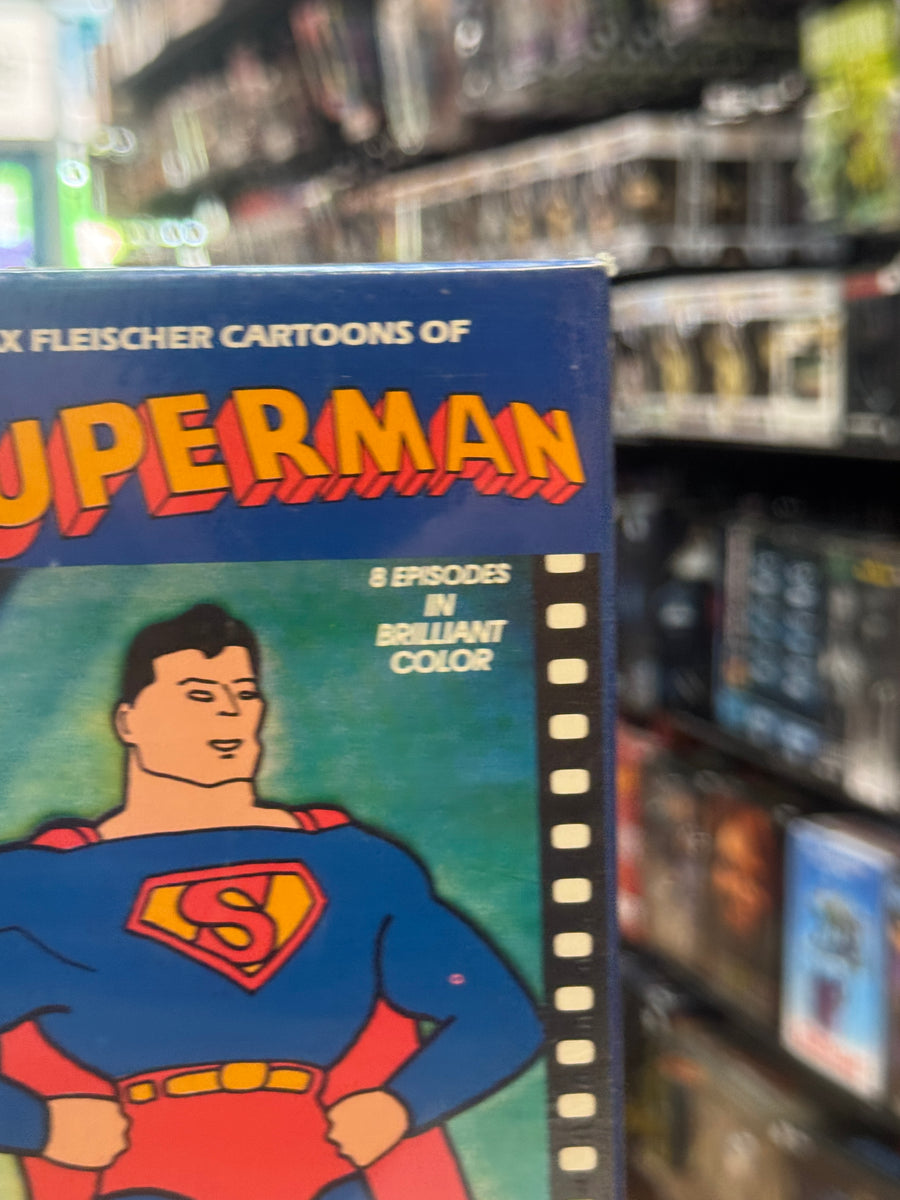 Cartoons of Superman VHS 8742 (Max Fleischer, DC Comics) Sealed| Bitz ...