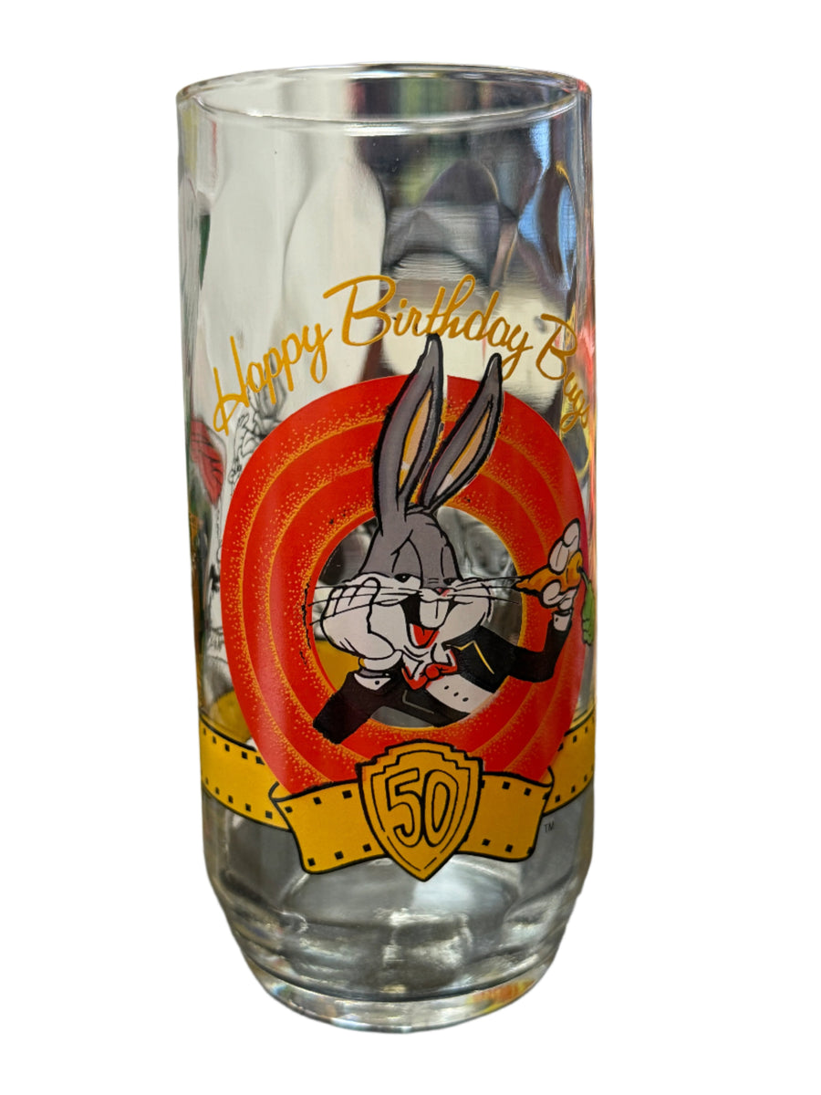 Bugs Bunny 50th Anniversary (Vintage Happy Meal Glasses, Looney Tunes ...
