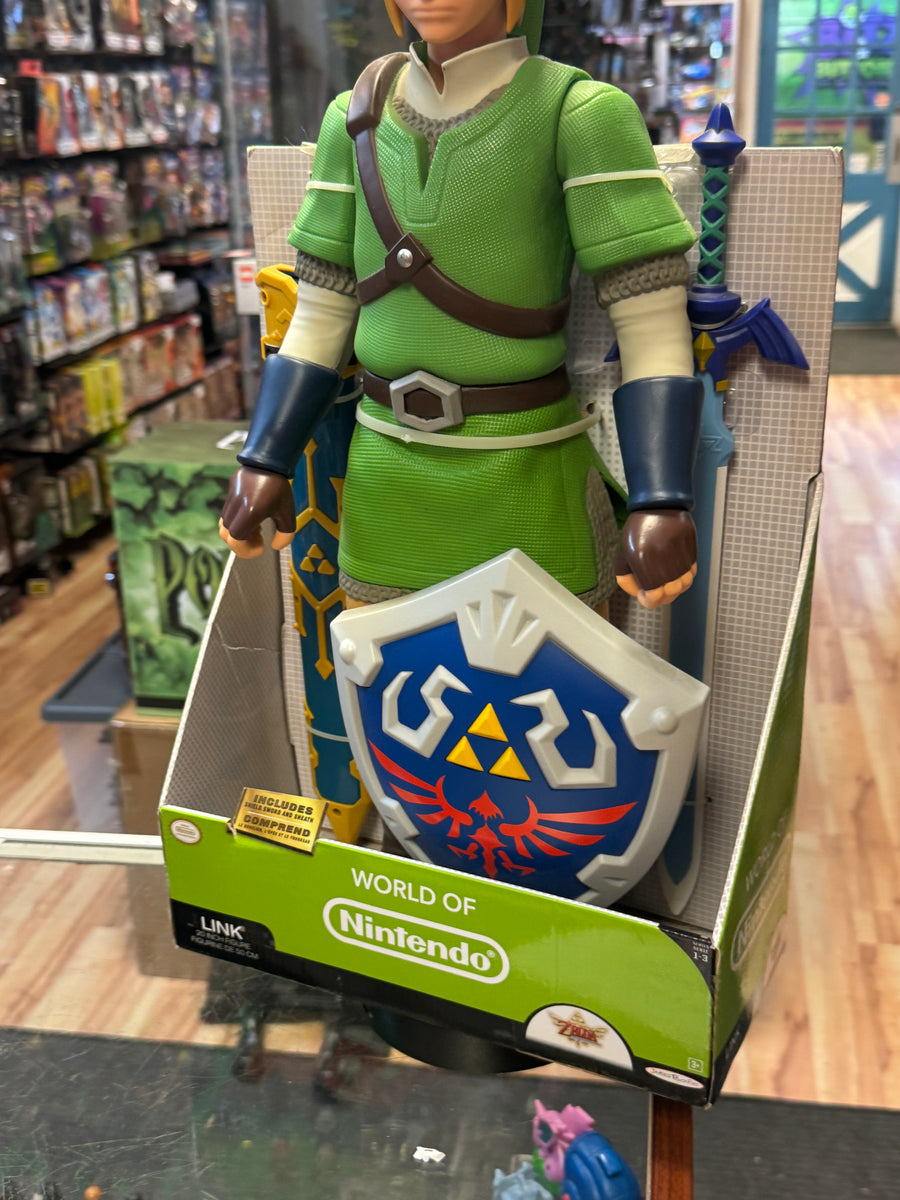 Link 20" Figure with Shield & Sword (World of Nintendo Zelda, Jakks Pa ...