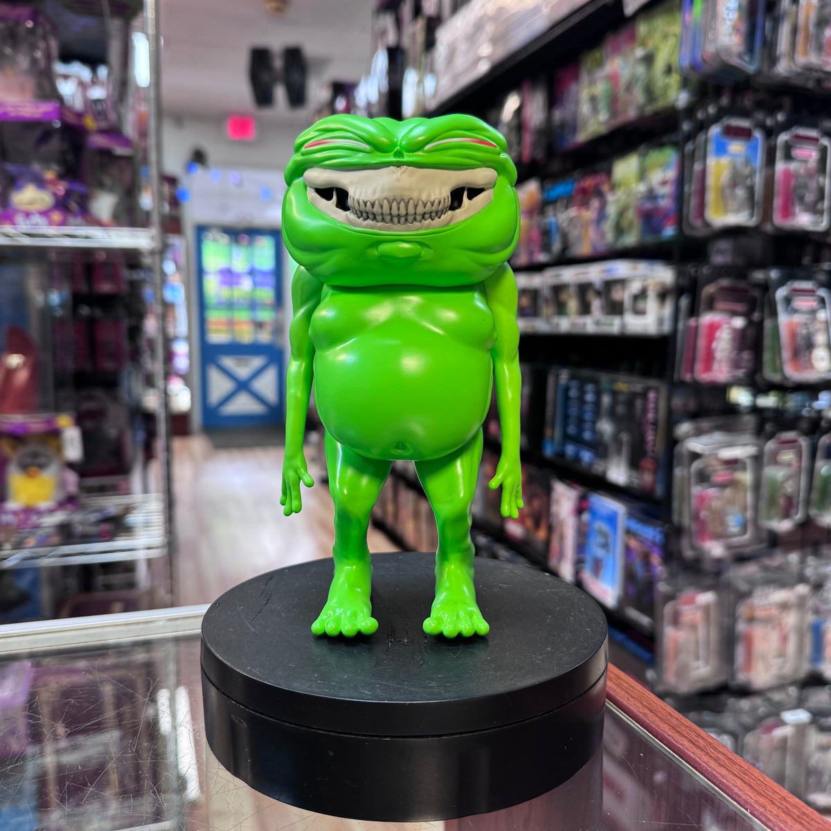 Green Orion Figure (Ron English, Art Statue) | Bitz & Buttons
