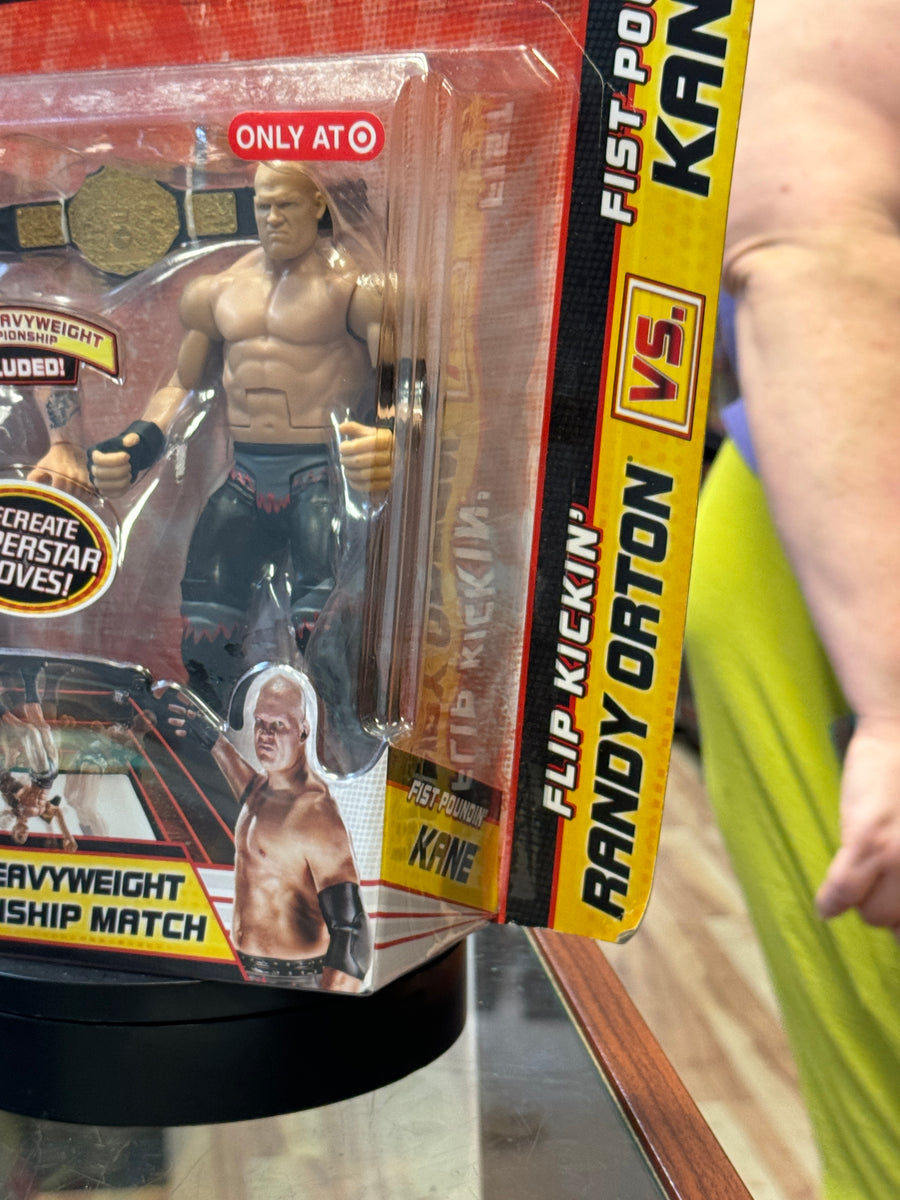 Randy Orton & Kane with Belt (WWE Flexforce, Mattel)| Bitz & Buttons