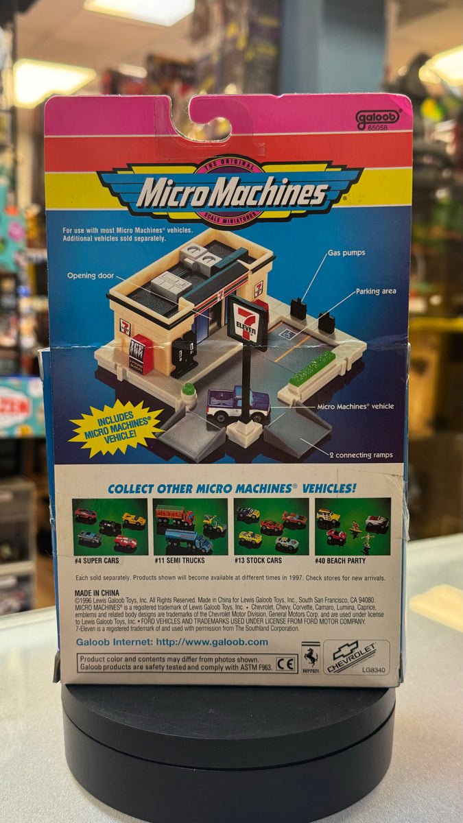 7-11 Convenience Store Playset (Vintage Micro Machines, Galoob) NEW OP ...