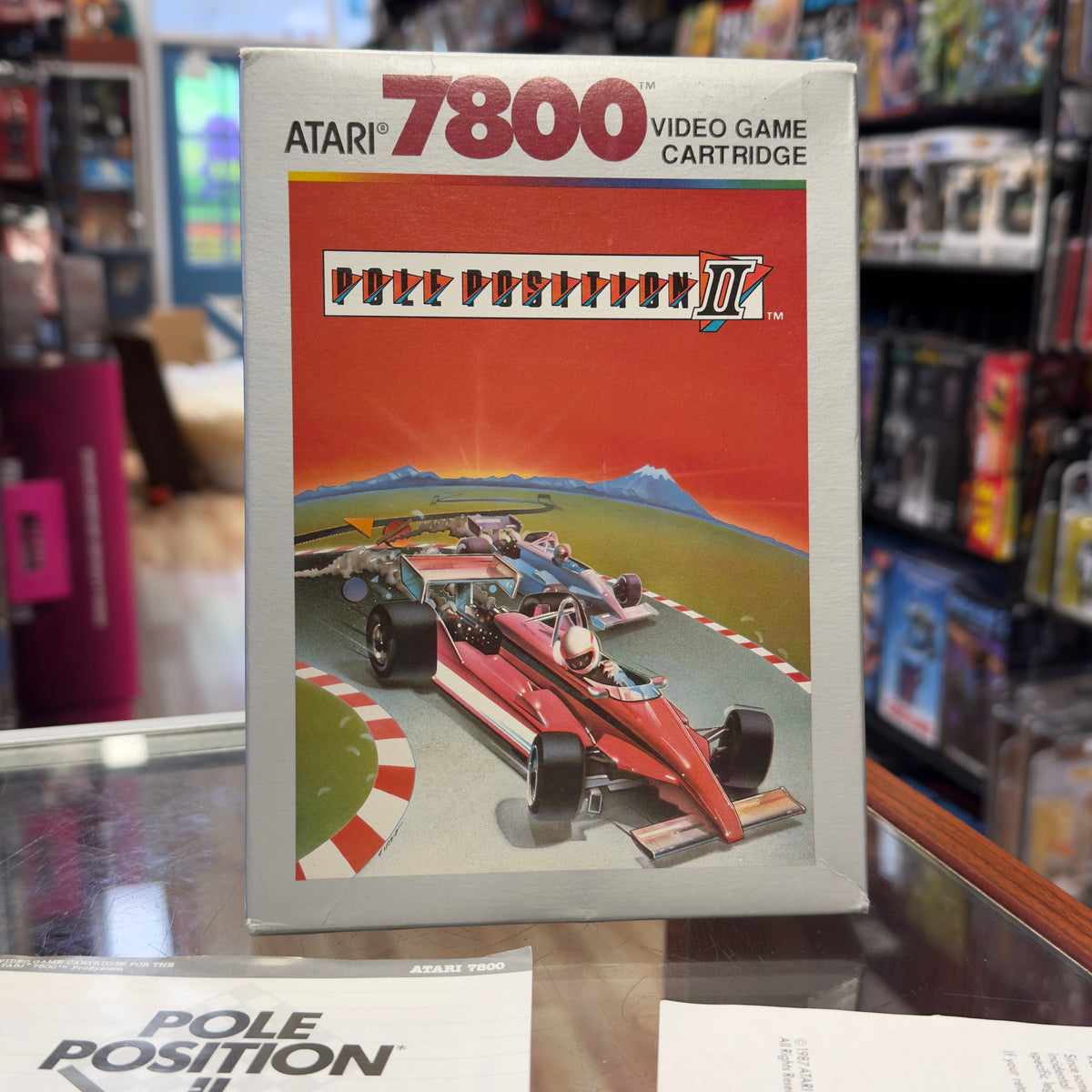 Pole Position Atari 7800, Video Game) Complete| Bitz & Buttons