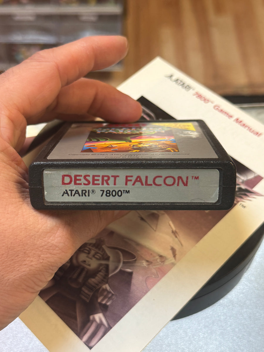 Desert Falcon with Manual (Atari 7800, Vintage Video Games) **TESTED W ...