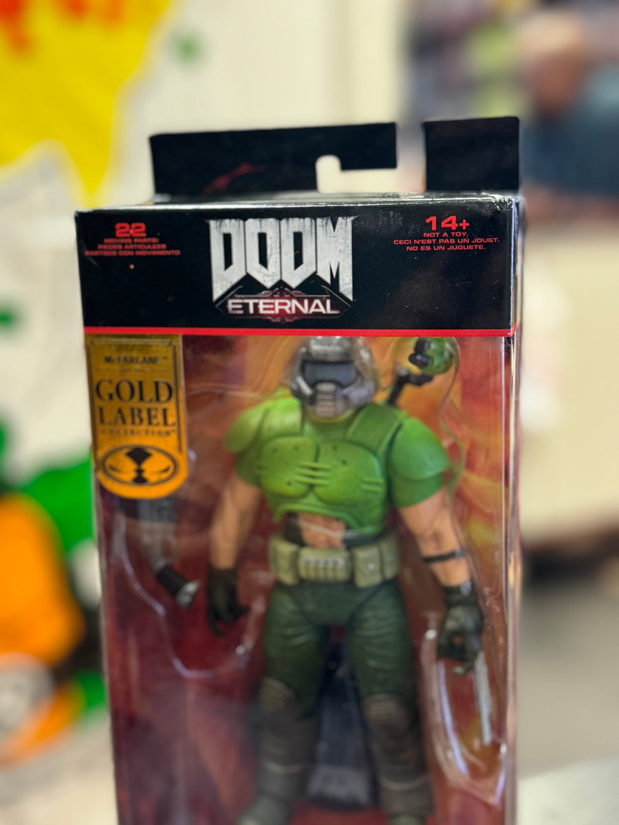 Doom Slayer Gold Label (McFarlane, Doom Eternal) SEALED| Bitz & Buttons