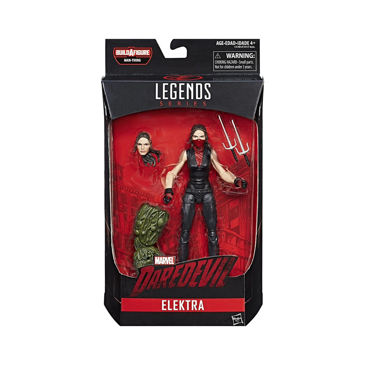 Electra BAF Man Thing (Marvel Legends, Hasbro) | Bitz & Buttons