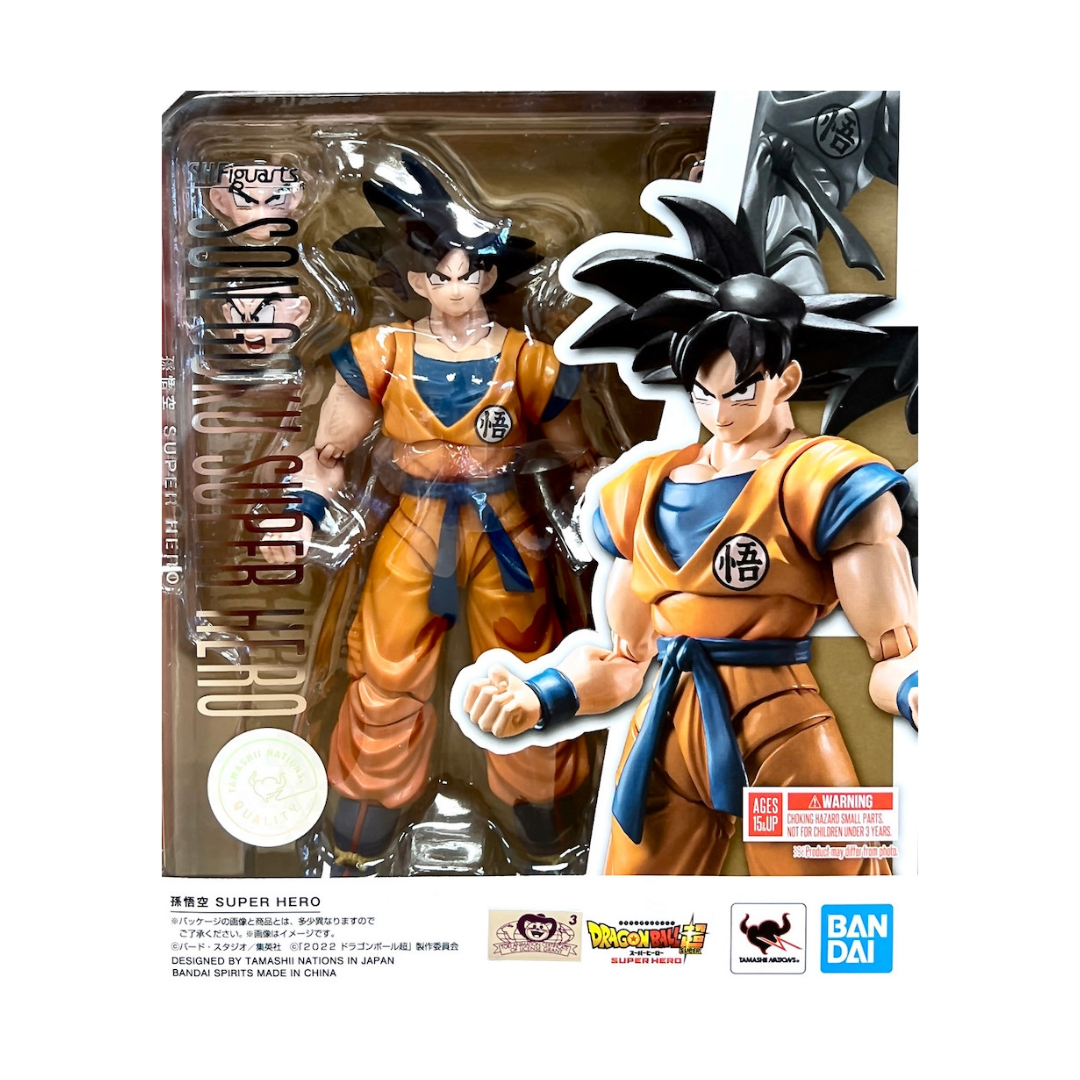 Son Goku Super Hero (Bandai SH Figuarts, Dragon Ball)| Bitz & Buttons