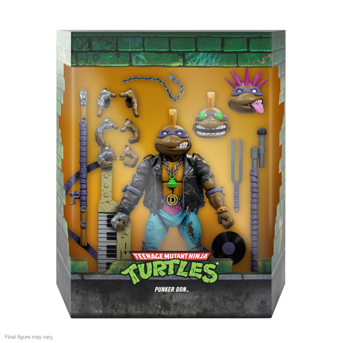 Punker Donatello (TMNT Ninja Turtles, Super7 Ultimates) | Bitz & Buttons