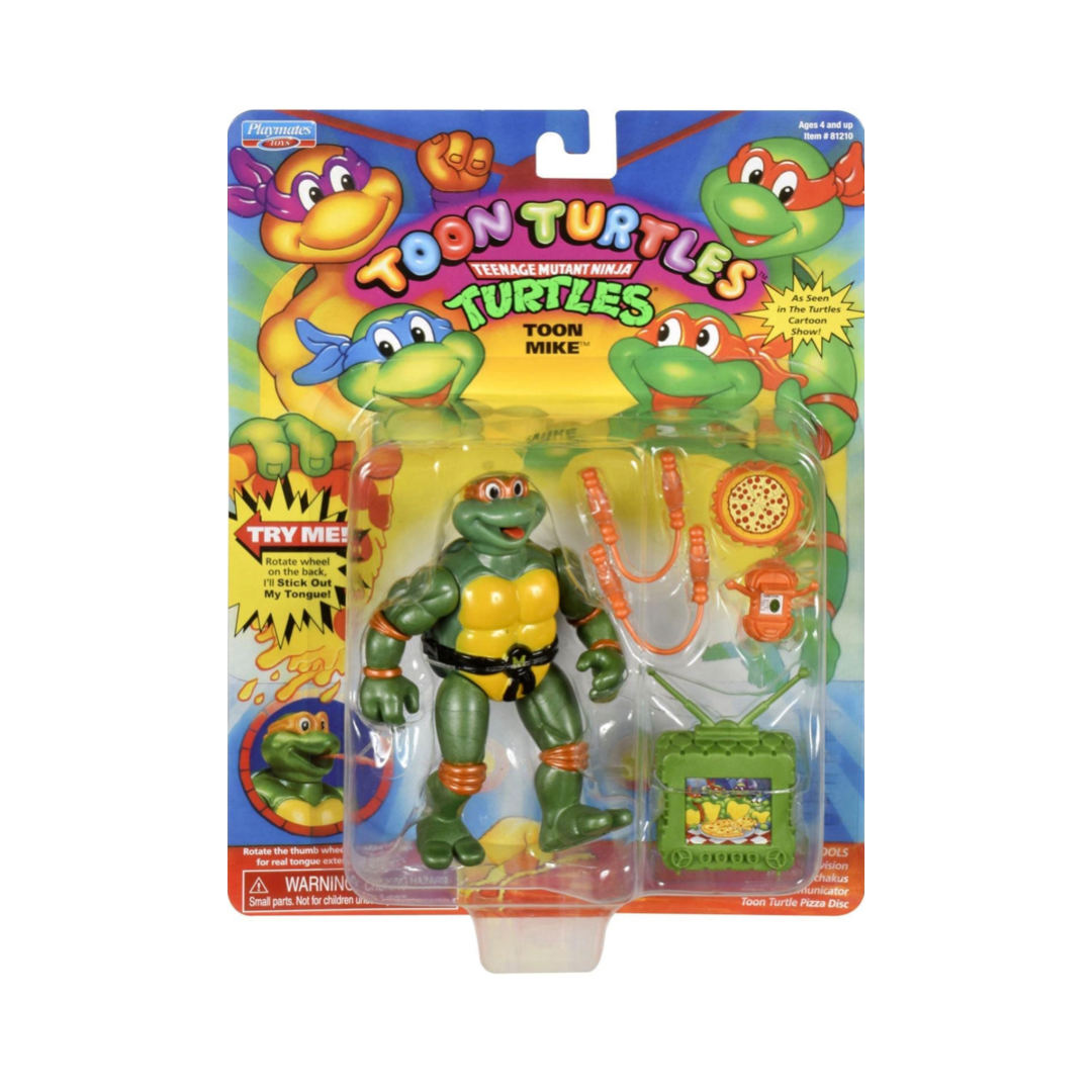 Toon Michelangelo Reissue (TMNT Ninja Turtles, Playmates)| Bitz & Buttons