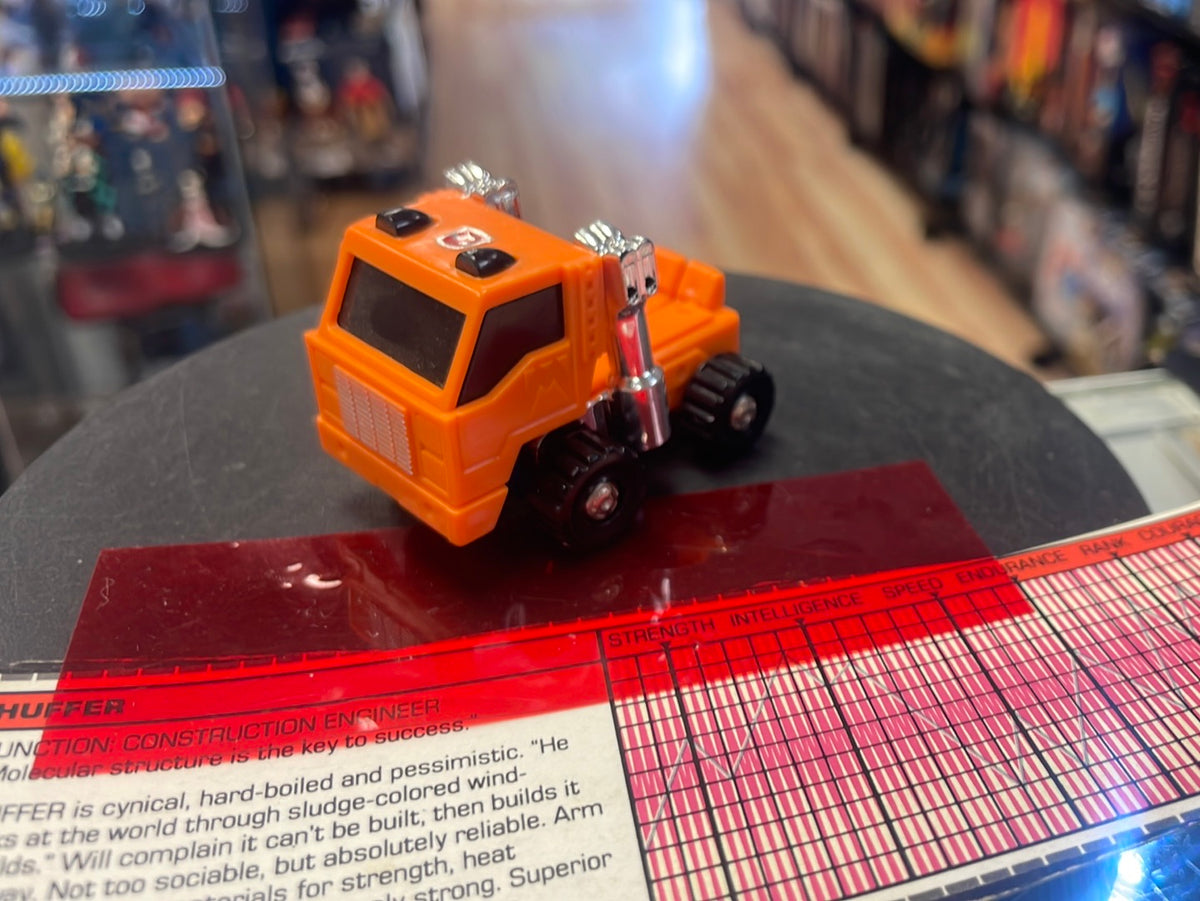 Vintage G1 Huffer Autobot Complete (Transformers, Hasbro)| Bitz & Buttons