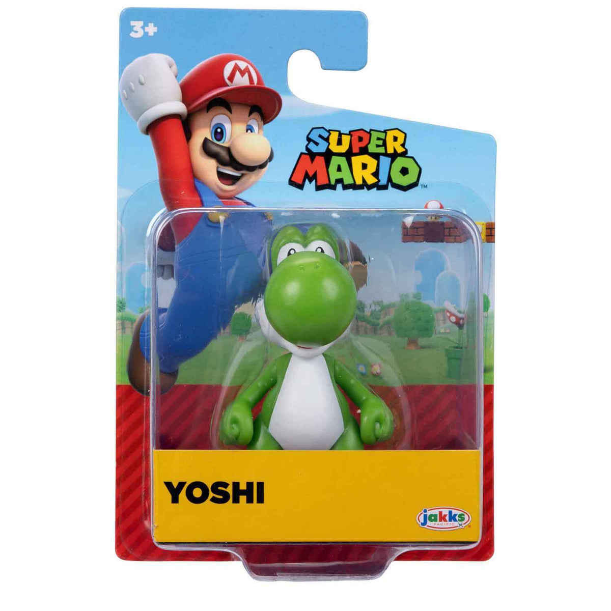 Green Yoshi 2.5" (Jakks Pacific, Super Mario Brothers)| Bitz & Buttons
