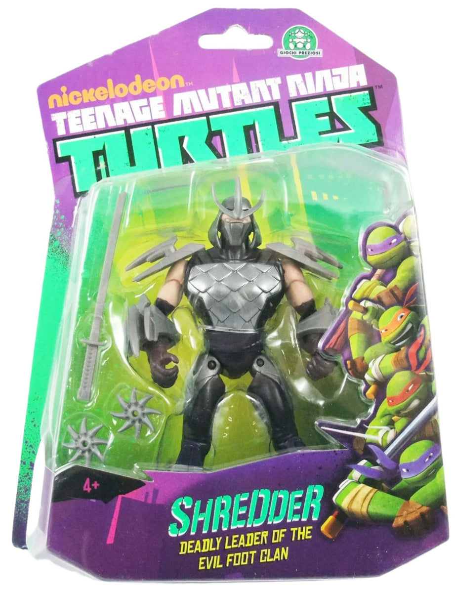 Shredder with Helmet (TMNT Nickelodeon, Playmates) SEALED| Bitz & Buttons