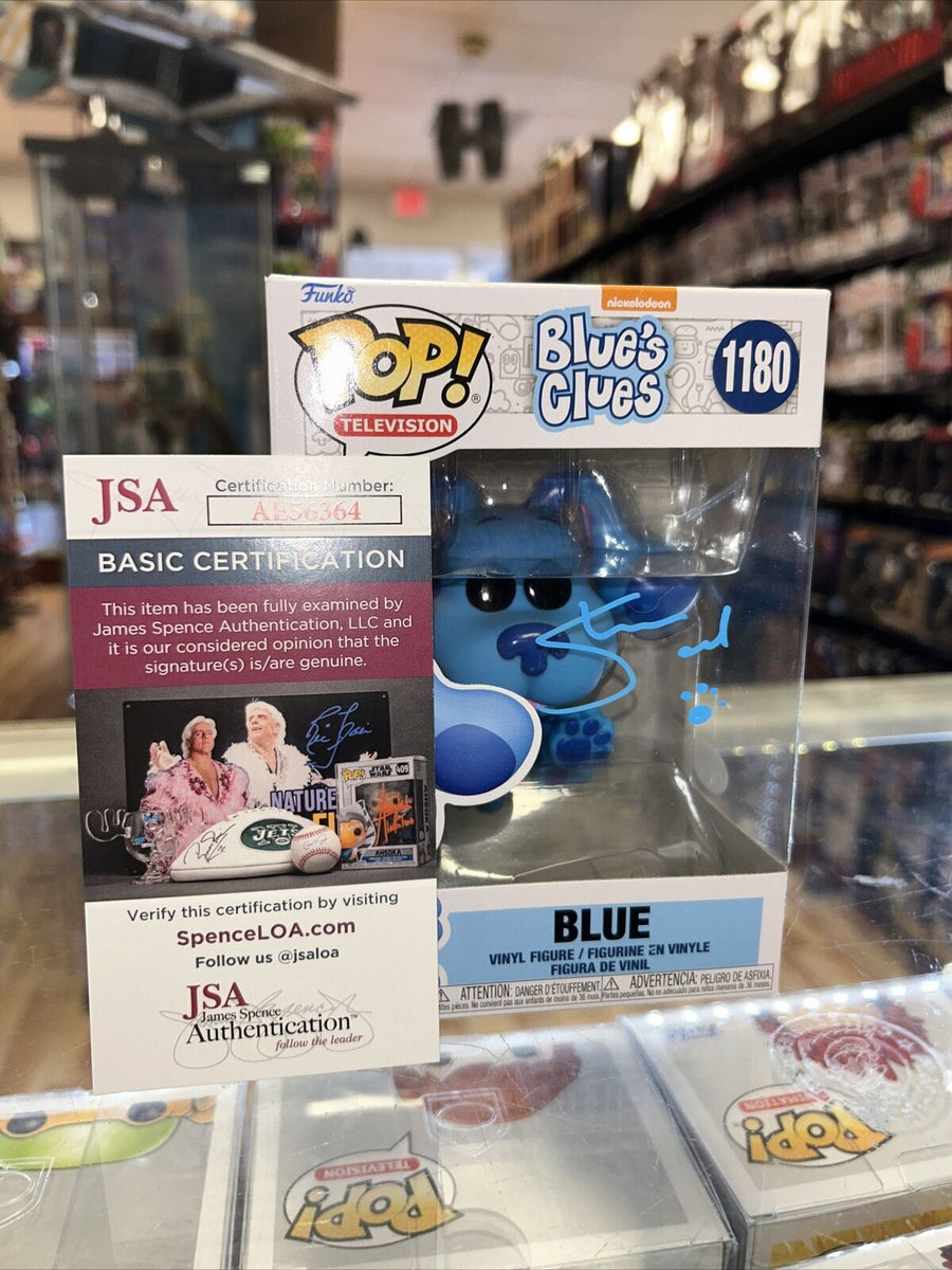 Blue Signed By Steve Burns (Funko, Blues Clues ) *JSA Authenticated ...